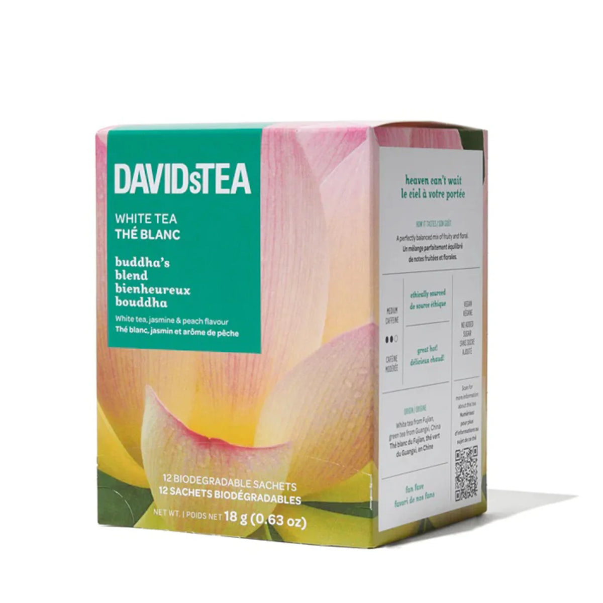 DavidsTea Buddha's Blend Filterbag Tea, 12 Pack – ECS Coffee