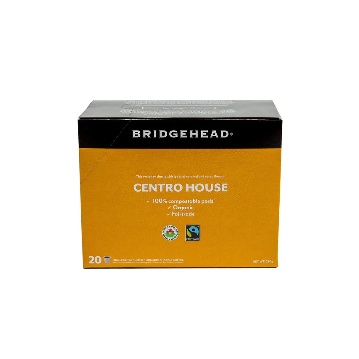 Café Bridgehead Coffee Centro House en portions individuelles, paquet ...