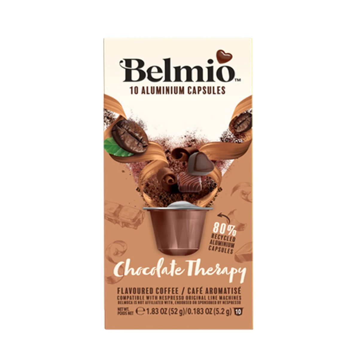 Belmio Chocolate Therapy Nespresso® Compatible Capsules, 10 Pack – ECS ...