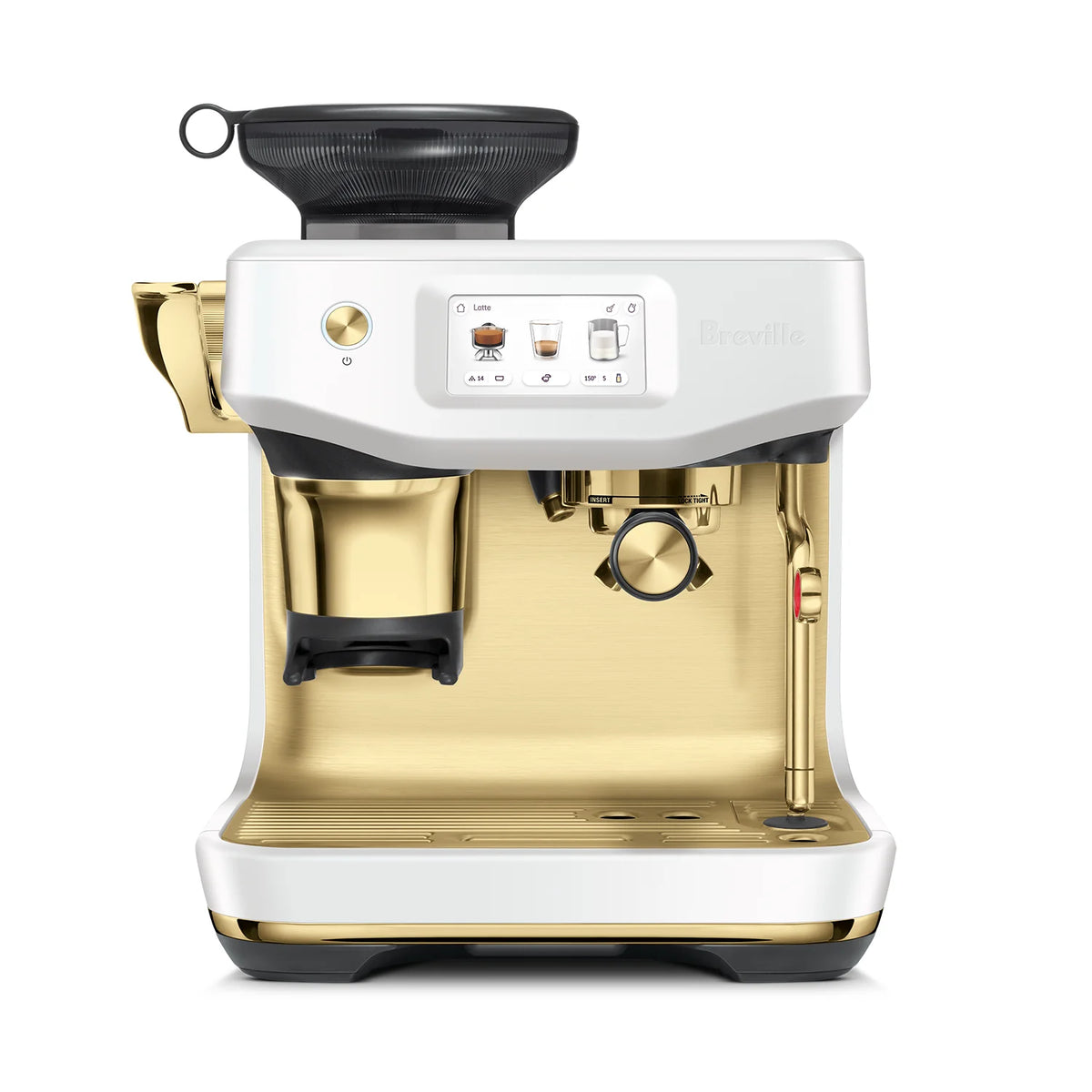 Breville Barista Touch Impress Automatic Espresso Machine, Sea Salt Br ...