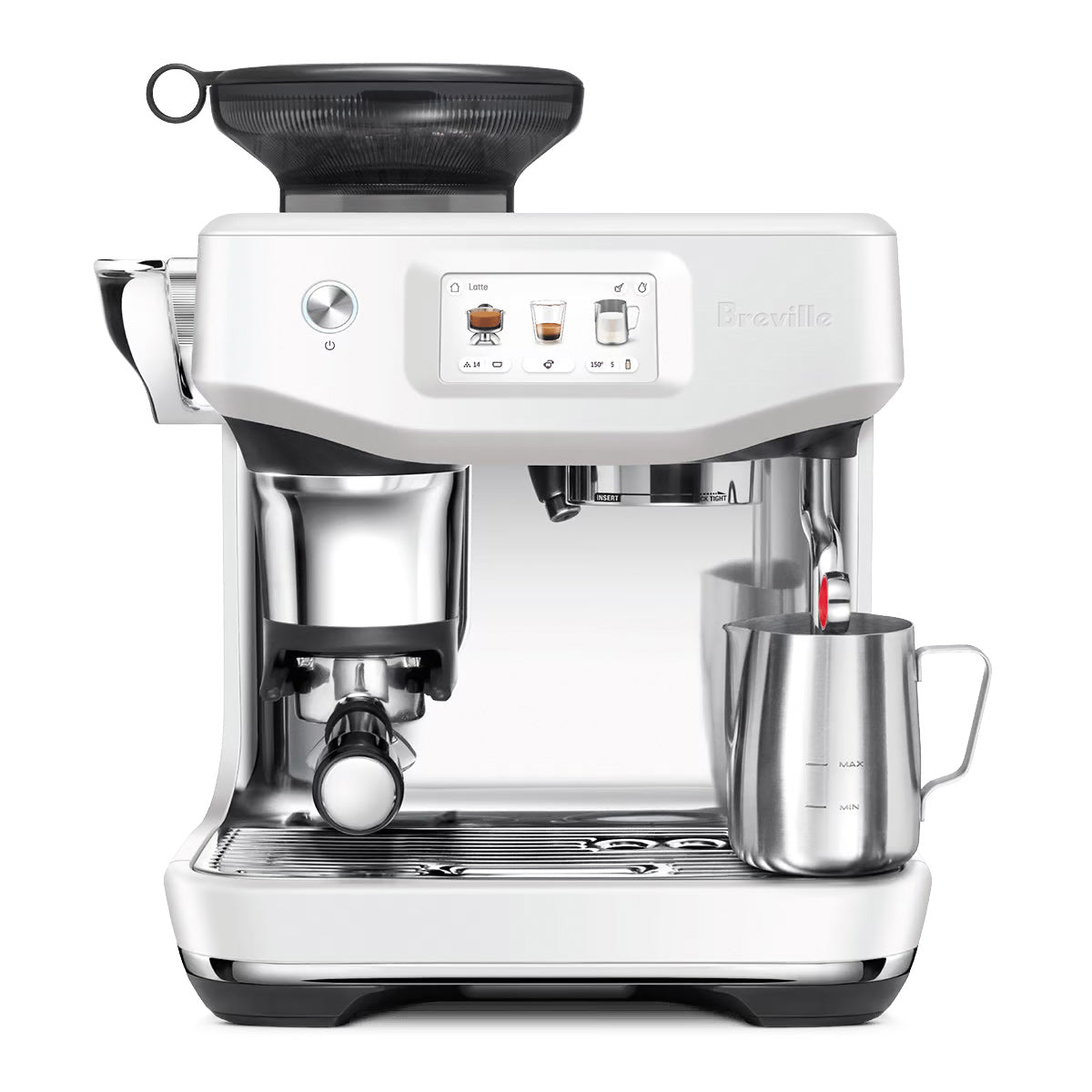 Breville Barista Touch Impress Automatic Espresso Machine, Sea Salt #B ...