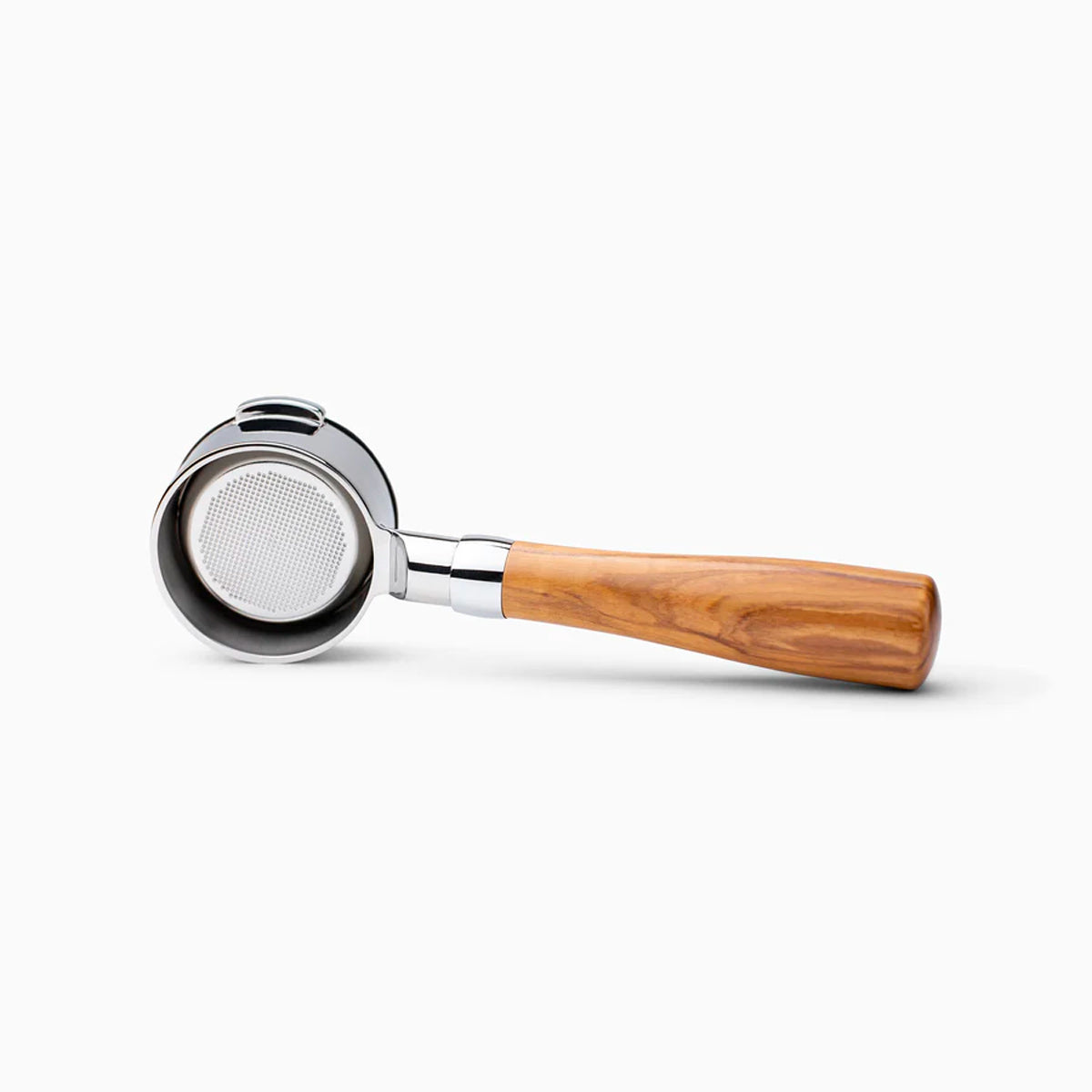 Crema 58mm Bottomless Portafilter, Olivewood – ECS Coffee