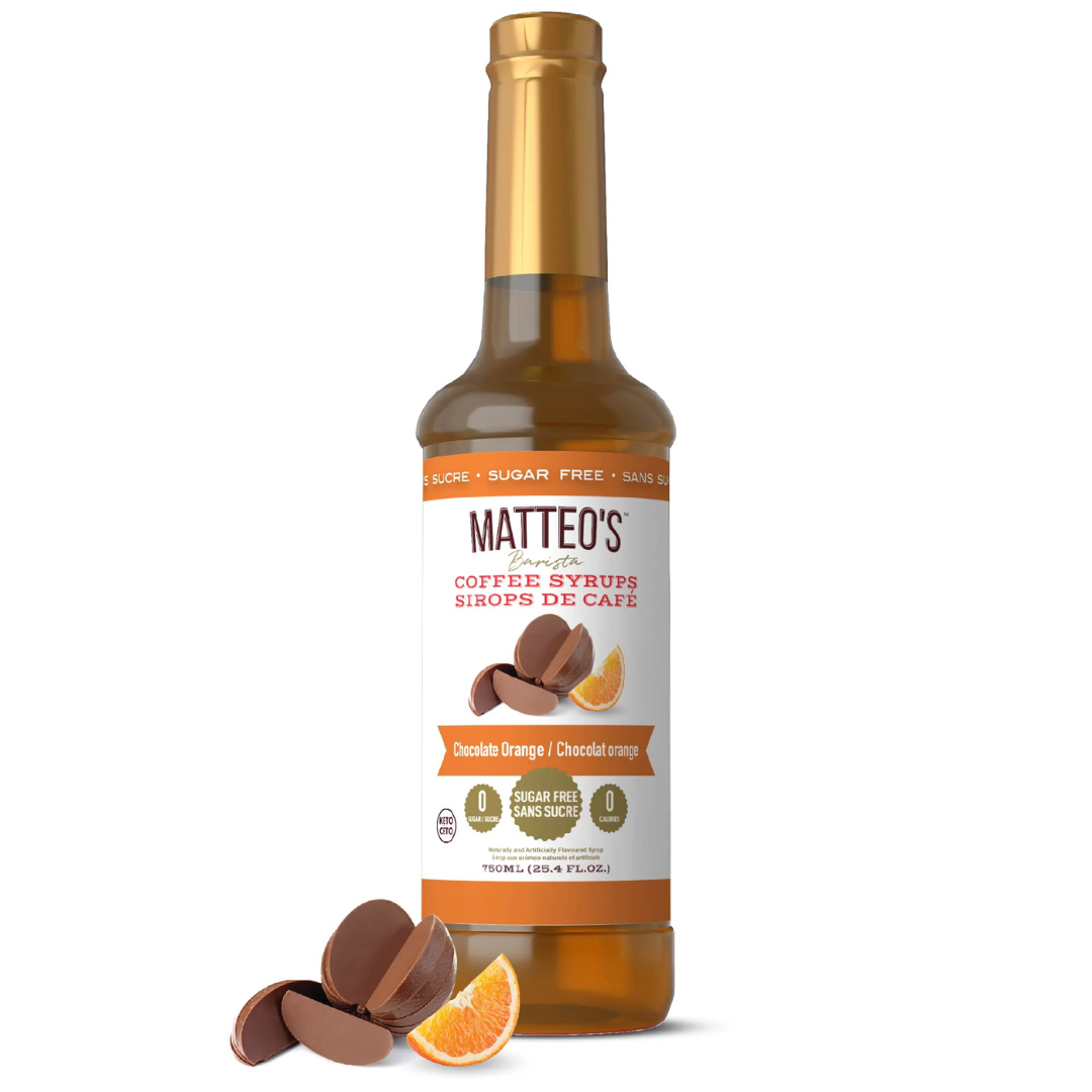 Matteo's Sugar Free Chocolate Orange Syrup, 750ml – ECS Coffee
