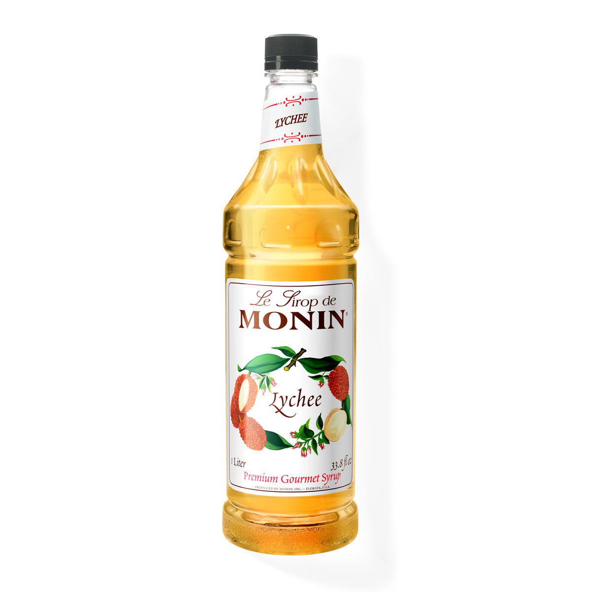 Monin Lychee Syrup, 1L Bottle – ECS Coffee