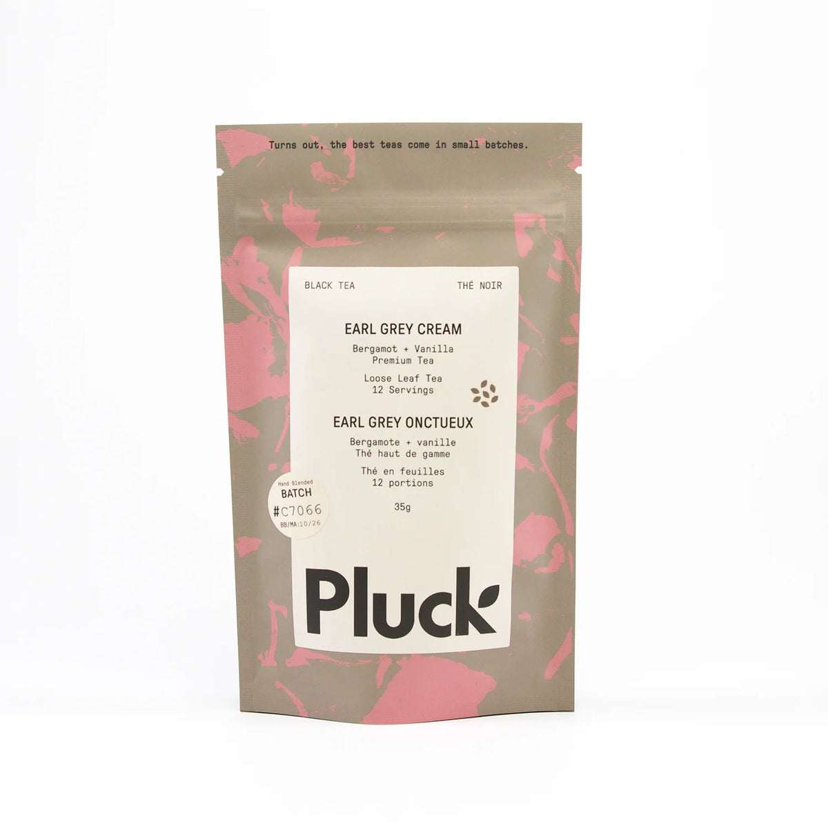 Pluck Tea Earl Grey Cream Loose Leaf Tea, 35 g – ECS Coffee
