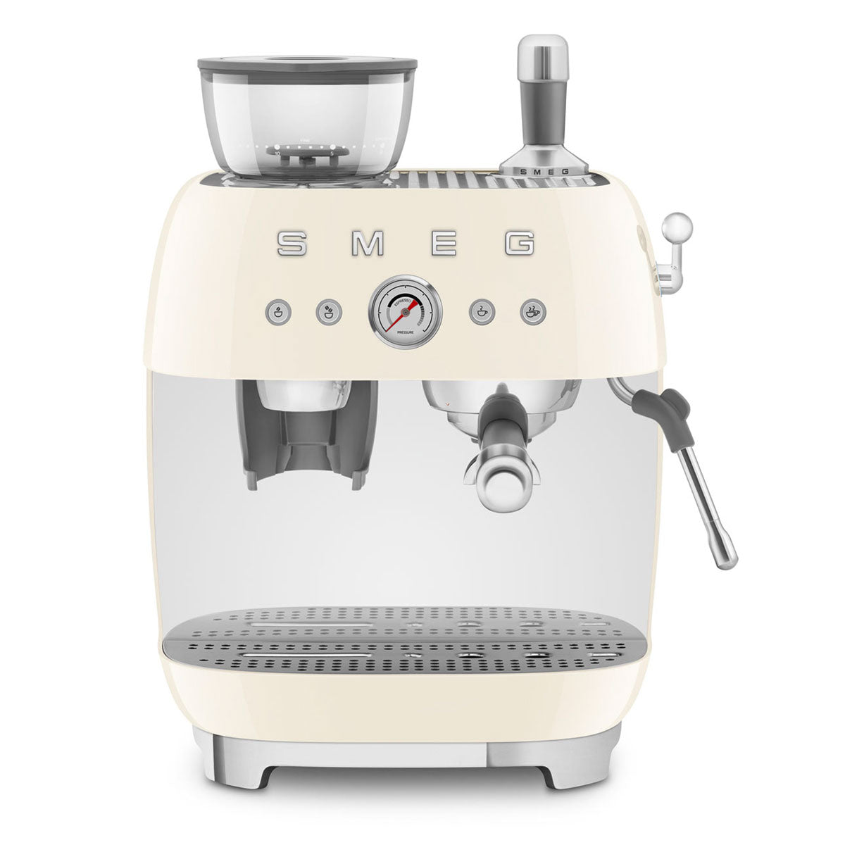 SMEG Manual Espresso Machine, Cream #EGF03CREU – ECS Coffee
