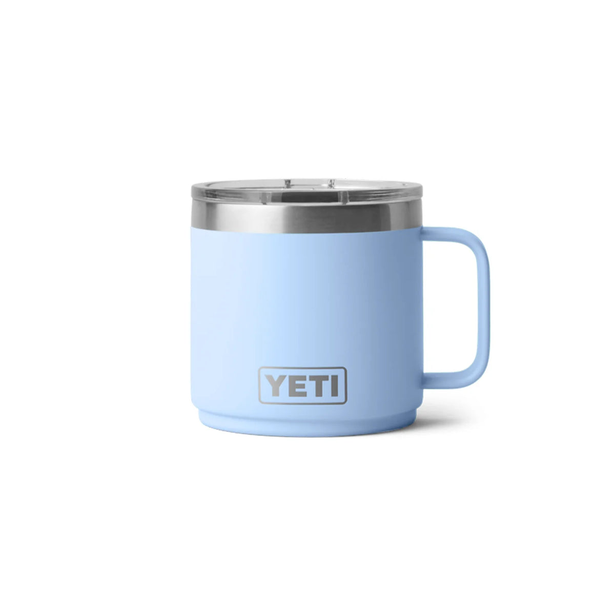 YETI Rambler 14 oz. Stackable Mug with MagSlider Lid, Big Sky Blue ...