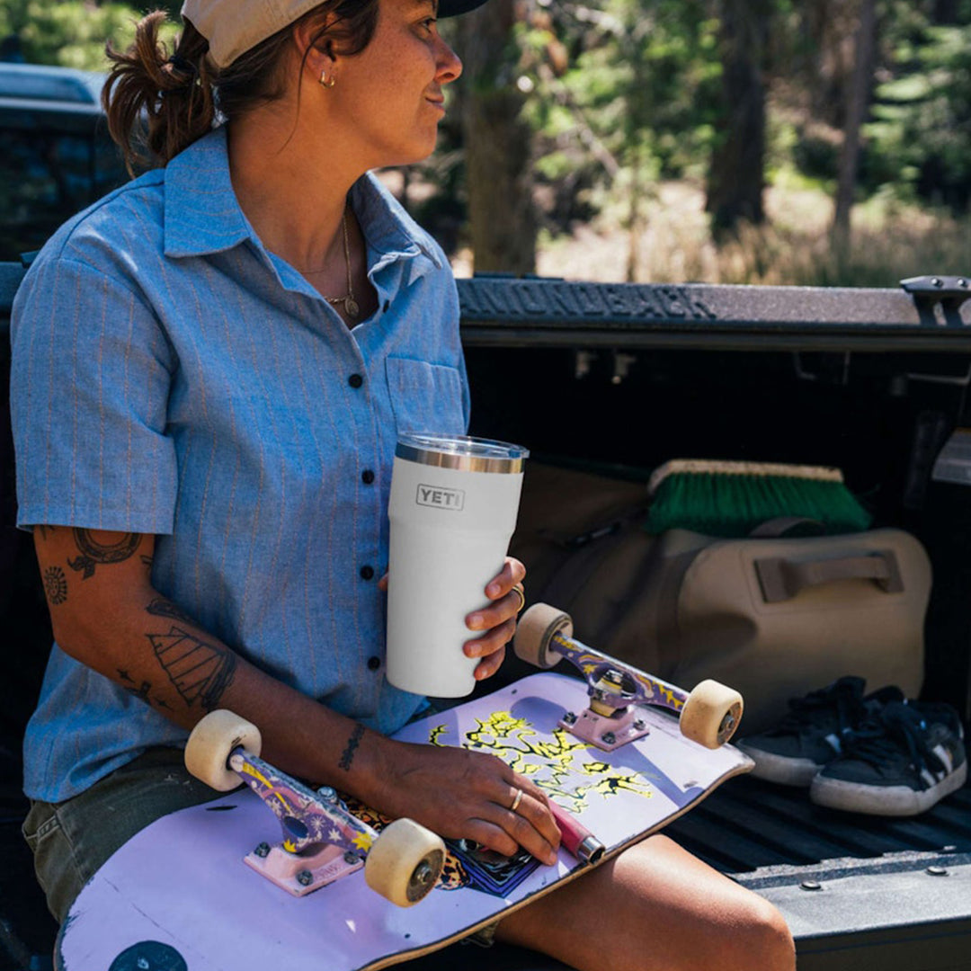 YETI Rambler 30 oz. Stackable Cup with Magslider Lid, White – ECS Coffee