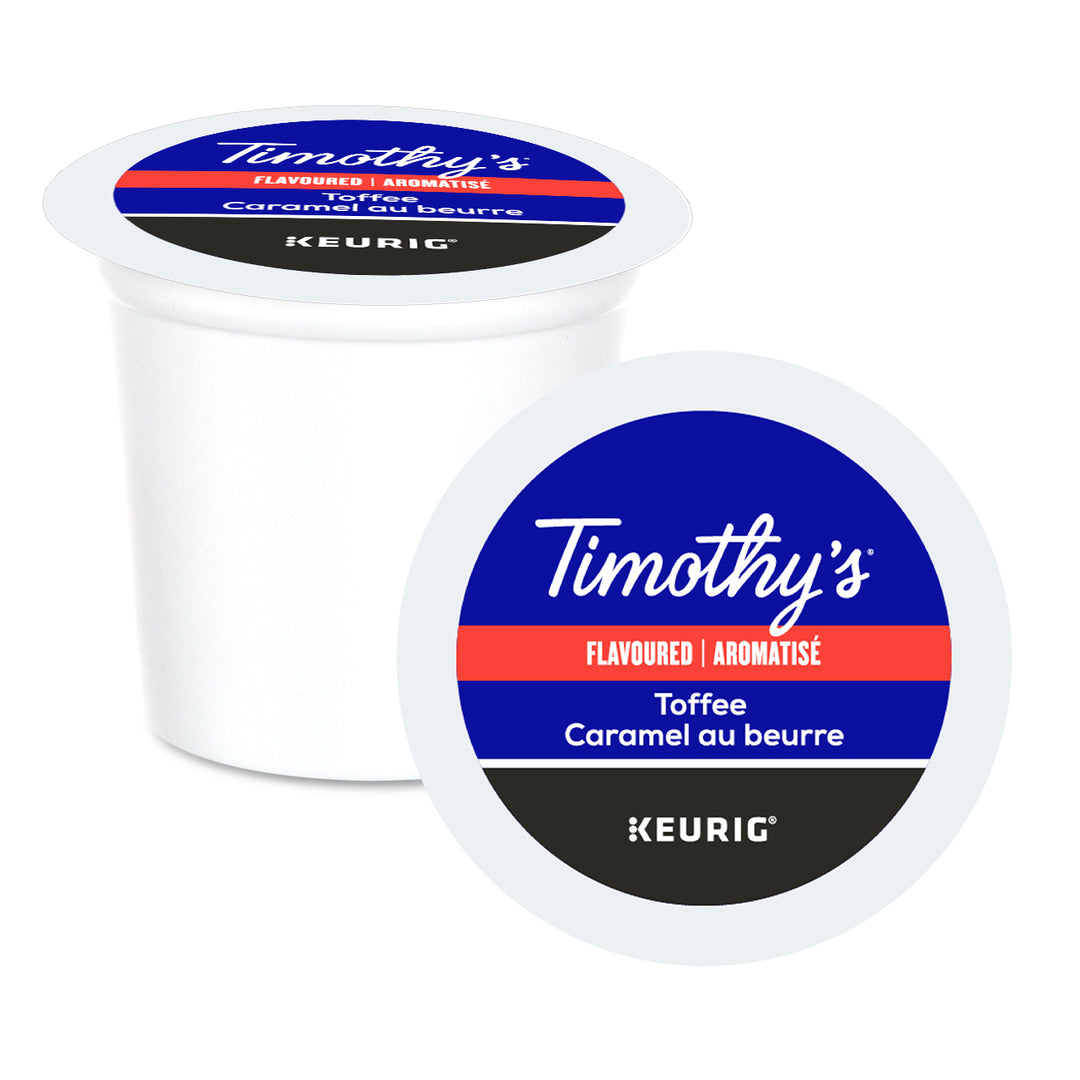 Timothy's Toffee K-Cup® Pods 24 Pack – ECS Coffee