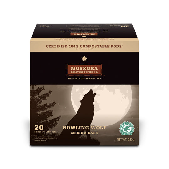Muskoka Roastery Coffee Co. Howling Wolf Single Serve Coffee 20 Pack ...