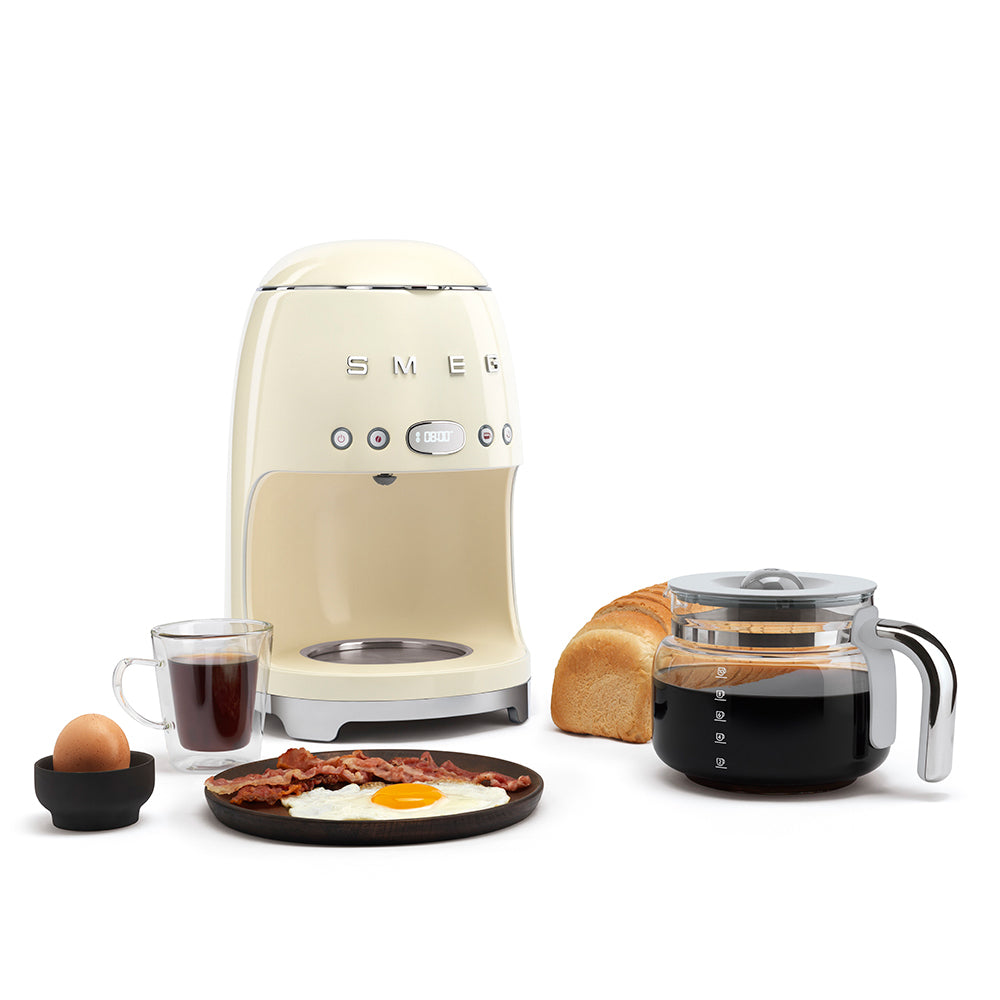 Smeg 50s Style Drip Filter Coffee Machine, Cream #DCF02CRUS – ECS Coffee